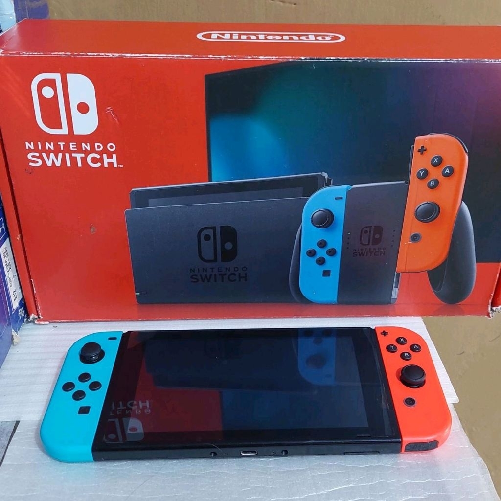 Jual Nintendo Switch V2 Neon ofw | Shopee Indonesia