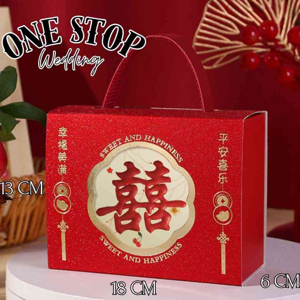 Jual [ONESTOPWEDDING] BOX KOTAK SOUVENIR SANGJIT / BOX HANDUK PHANG TEH ...