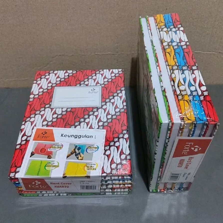 Jual 1 Pak Buku Tulis Kwarto 100 Lembar isi 5 Buku / BUKU TULIS ANAK ...