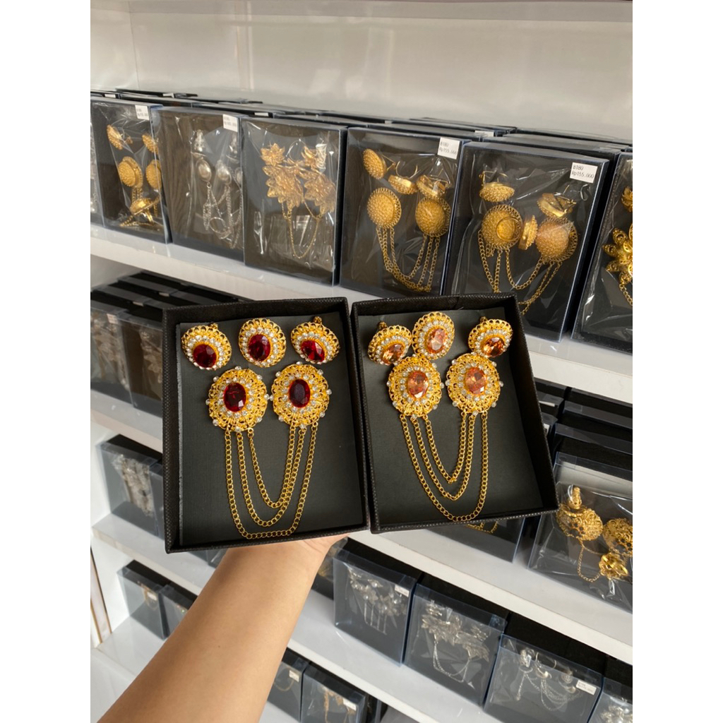 Jual B090 Set Alpaka Naira Sircon | Shopee Indonesia