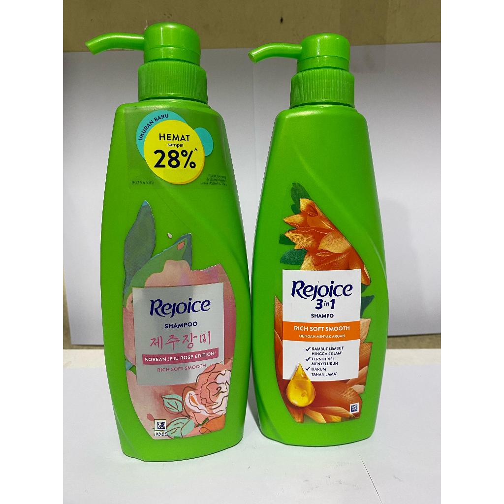 Jual Rejoice Shampoo 450ml Anti Ketombe / Korean Jeju Rose / Rich Soft Smooth / Lavender Bloom ...