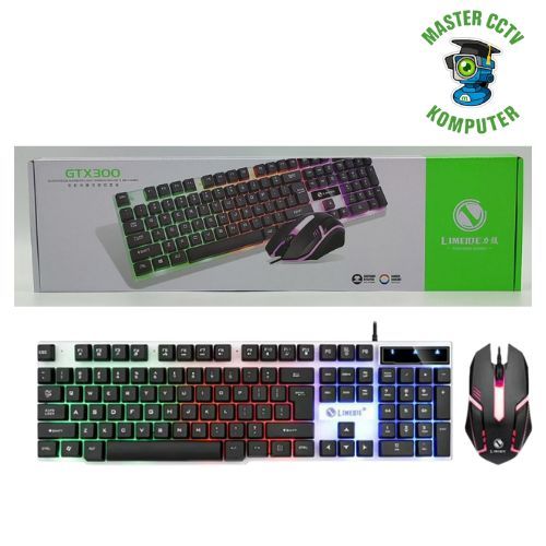 Jual G21B Set Keyboard + Mouse Kabel USB Keyboard Mouse Gaming RGB USB ...