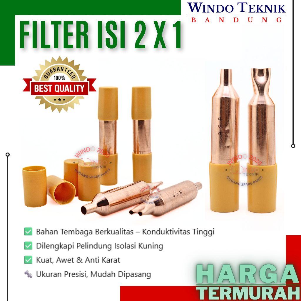 Jual [ TERMURAH ] FILTER ISI 2X1 | FILTER DRIYER KULKAS UKURAN 3/4 ...