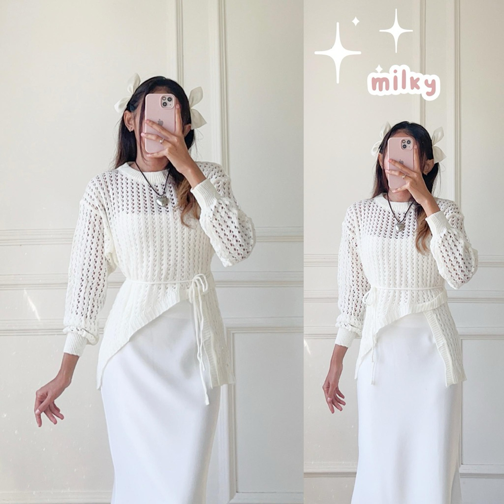 Jual KALUNA NET OUTER | BAJU JARING JARING | OUTFIT PANTAI | Shopee ...