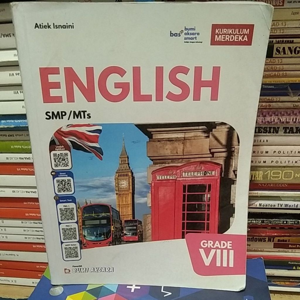 Jual buku bahasa inggris/English kumer/kurikulum merdeka SMP kls 1-7 ...