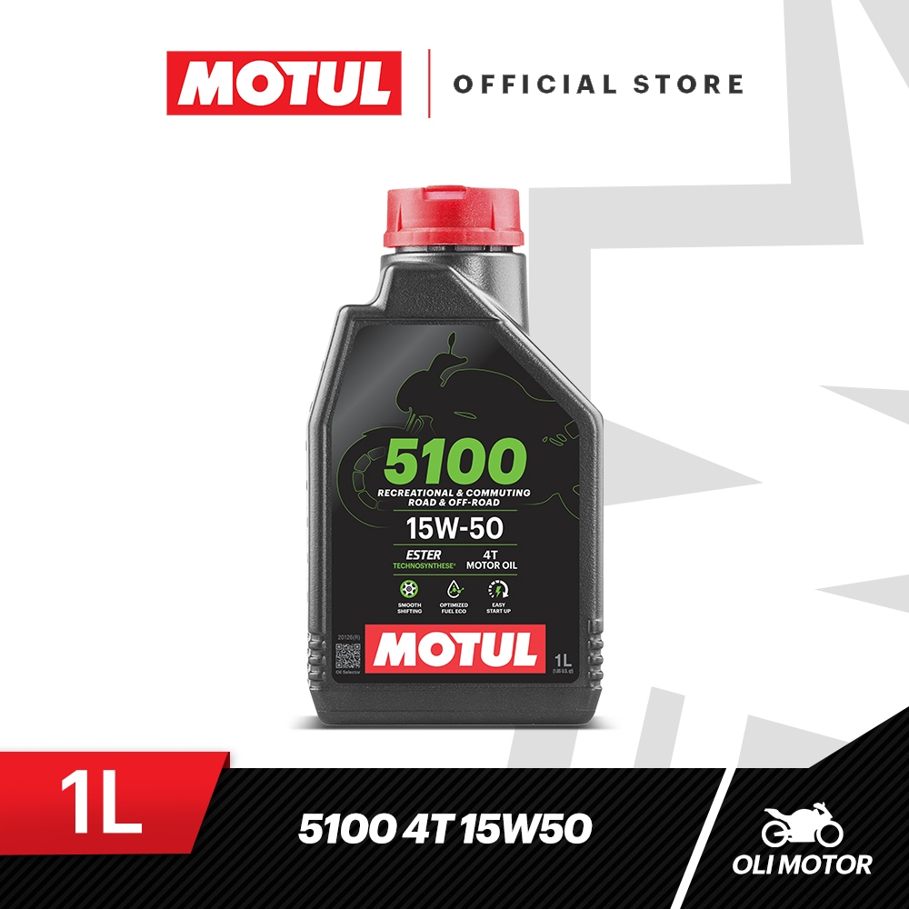 Jual Oli Motor Motul 5100 4T 15W50 1L II | Shopee Indonesia