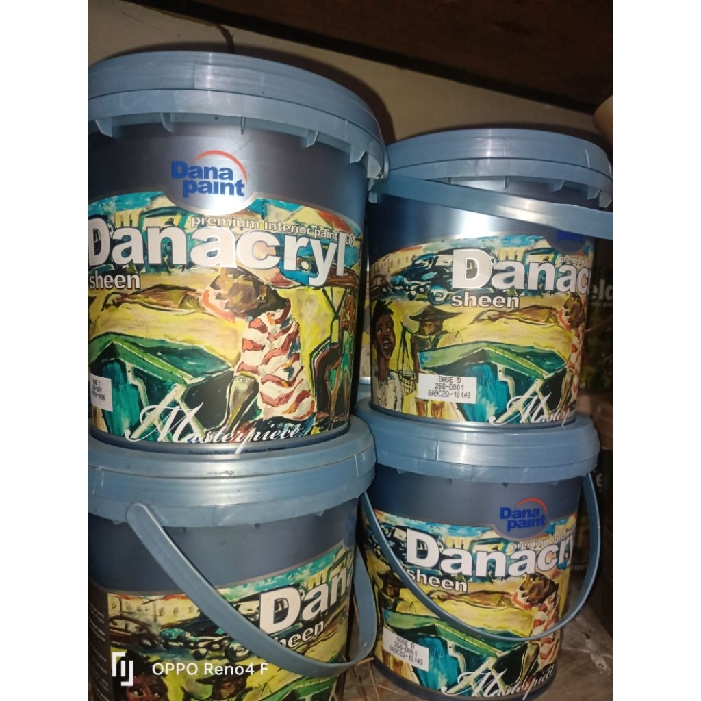 Jual Cat Dana Paint Danacryl sheen 2,5 Ltr /Cat Tembok /Perlengkapan ...