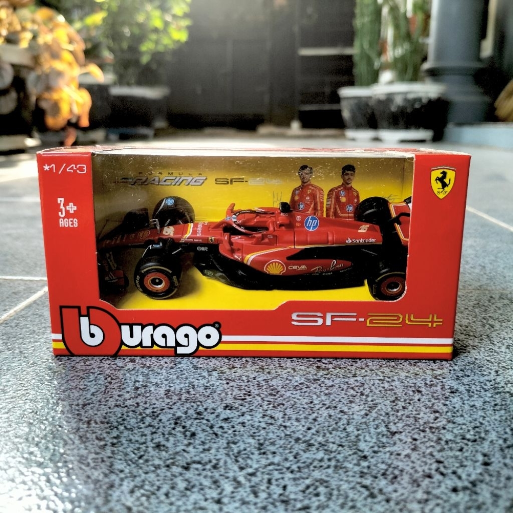 Jual Bburago Ferrari SF-24 Charles Leclerc F1 2024 Scuderia Ferrari ...