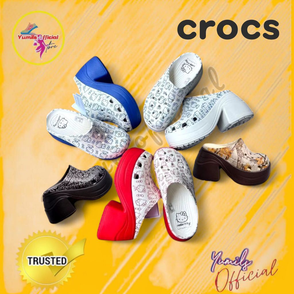 Jual Siren Clog Hello Kitty / Crocs Siren Clog Motif / Sandal Siren ...