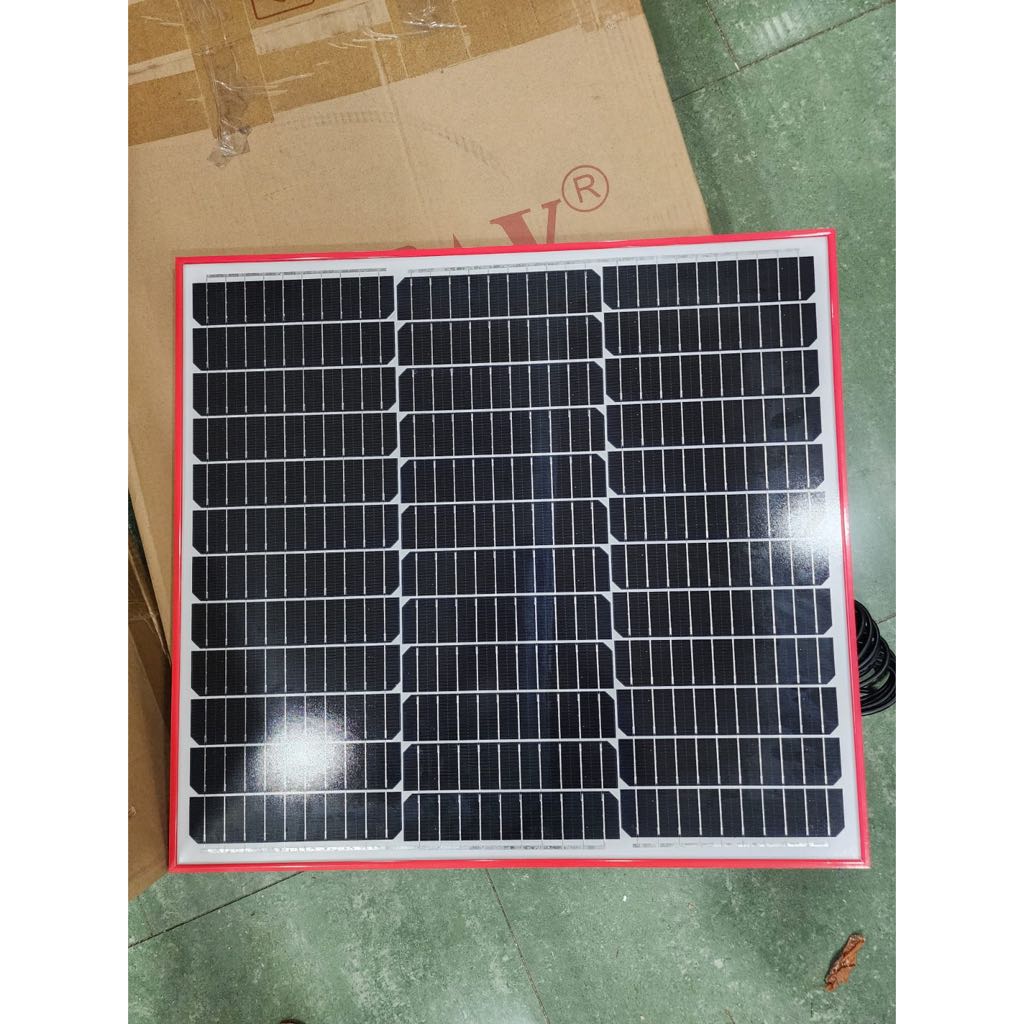 Jual (JUAL 2 PCS) (PETI KAYU) Solar Panel / Panel Surya Audax 50 WP ...