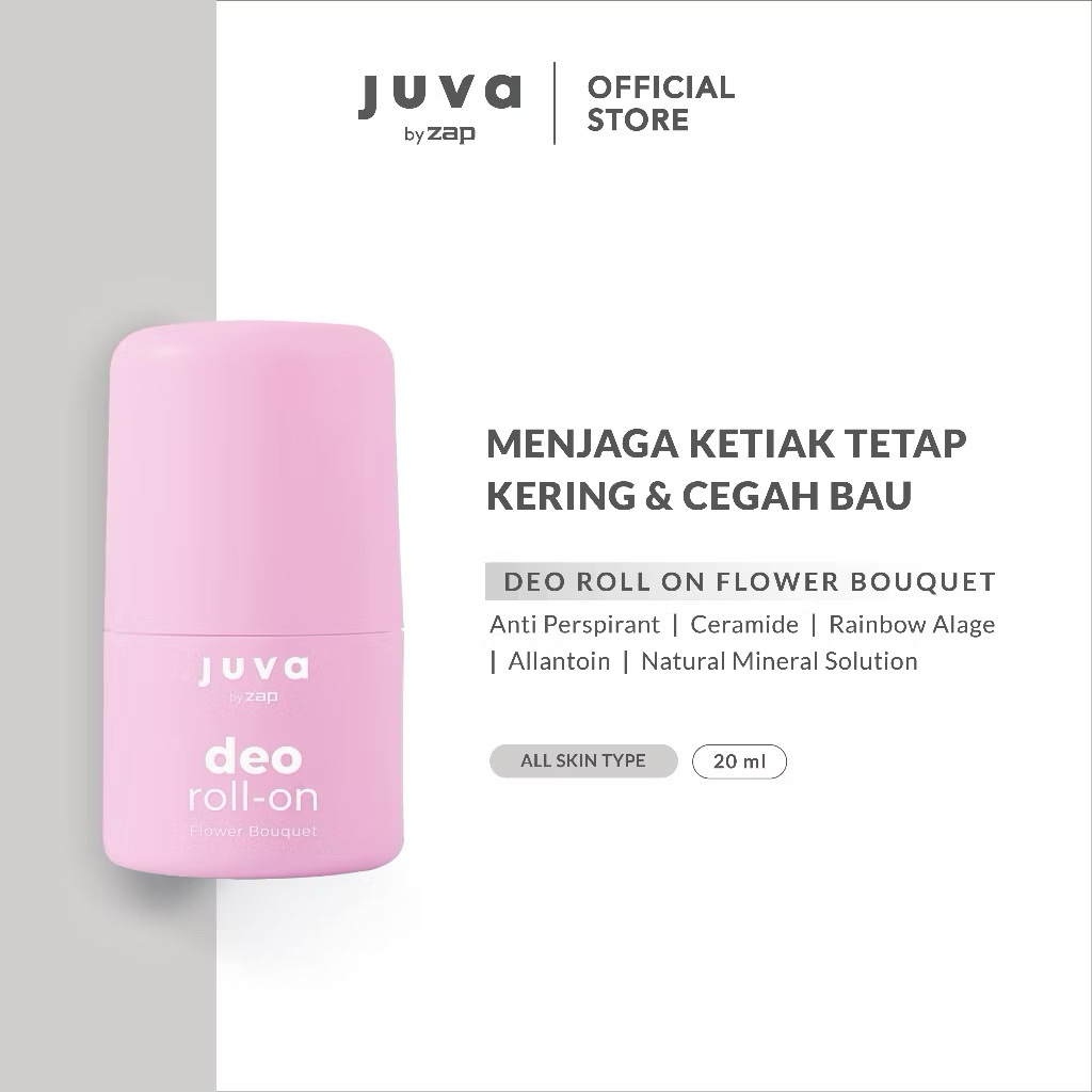 Jual Juva by zap Deo Roll On Antibacterial Flower Bouquet 20 ml ...