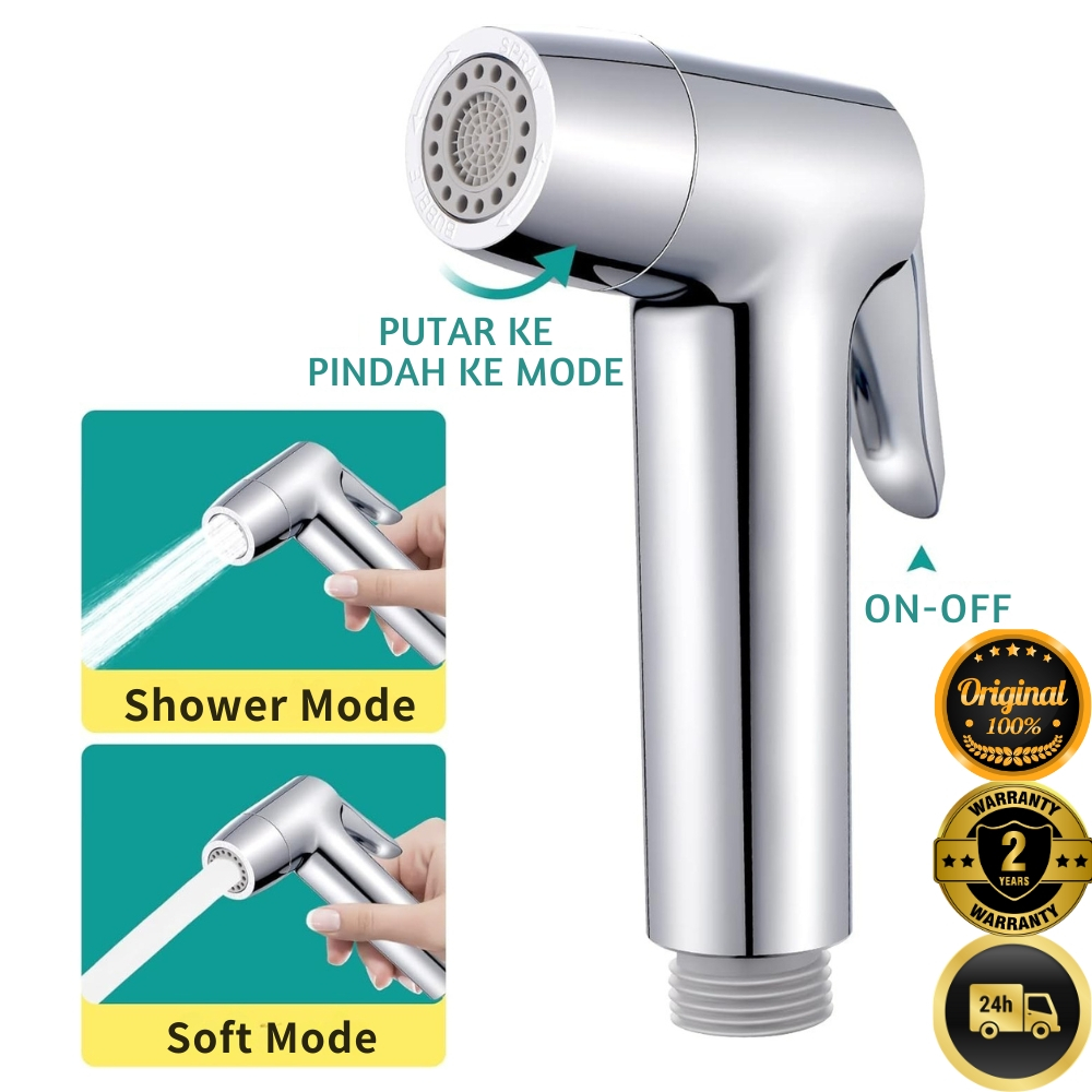 Jual Jet Shower Bidet Toilet Europe Enchanting DUAL SPRAY | Shopee ...