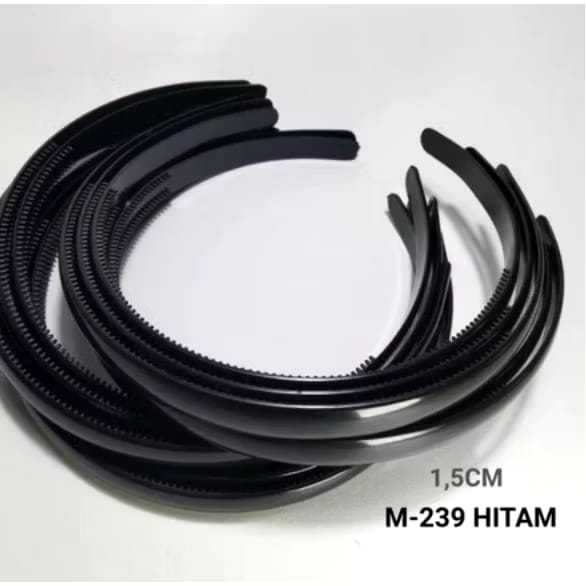 Jual OKESTORE_PKU / Bando Unisex Korea Bentuk Gelombang Zigzag Hitam ...