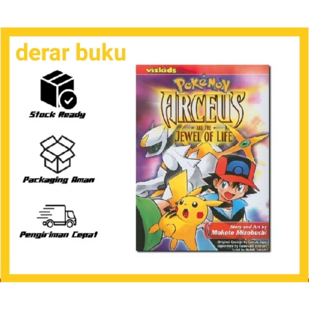 Jual manga pokemon: Arceus and the Jewel of life by Makoto mizobuchi ...