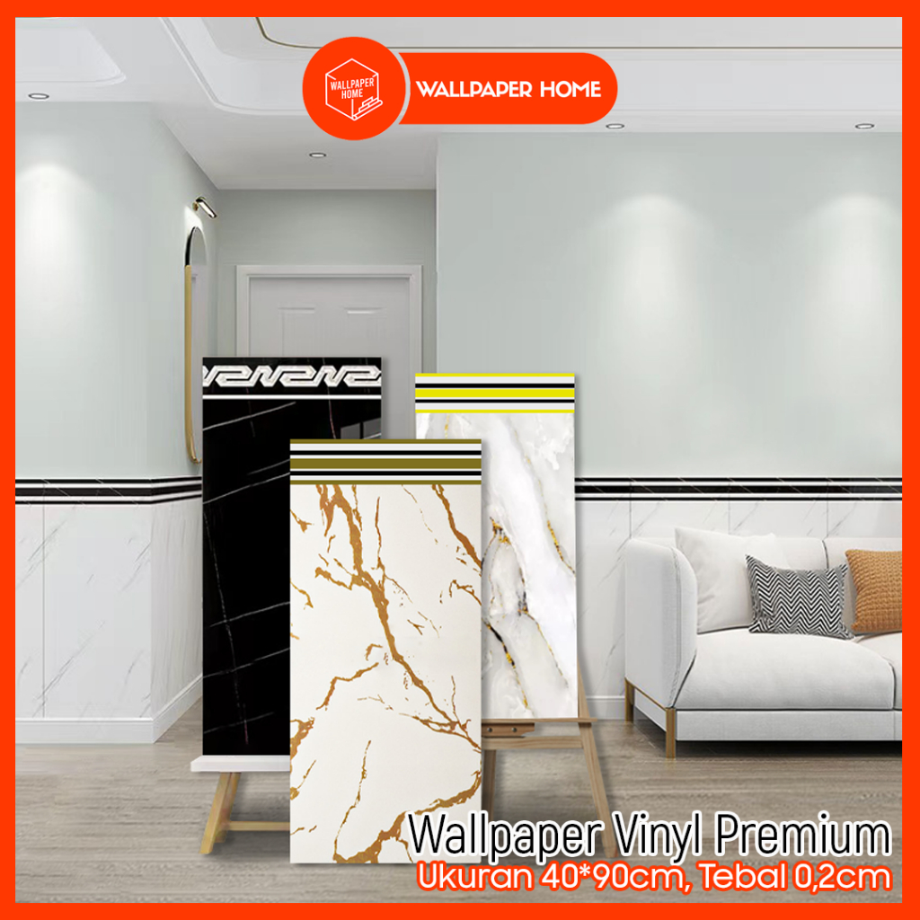 Jual Wallpaper Home Sticker Dinding Vinyl 40 x 90 cm / Wallpaper VinyL ...
