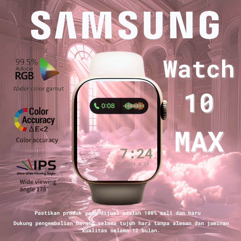 Jual 【COD】Samsung 100% Asli Smartwatch10 Pro MAX 2.2 Inci Layar AMOLED ...