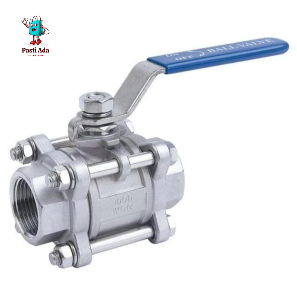 Jual Ball valve SANKYO 1/2" inch SS316 1000 wog type 3PC | Shopee Indonesia