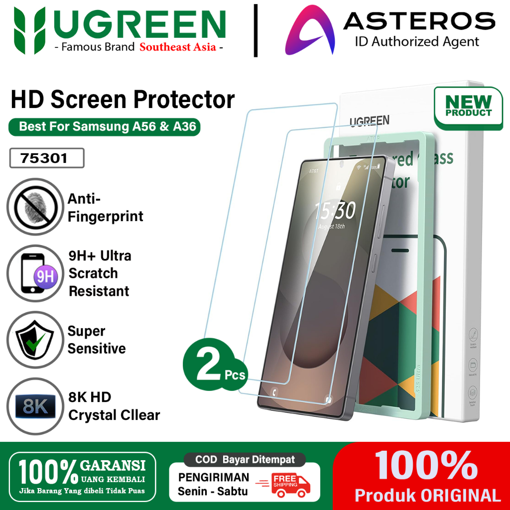 Jual UGREEN Tempered Glass Samsung Galaxy A56 / A36 Ultra Full HD ...