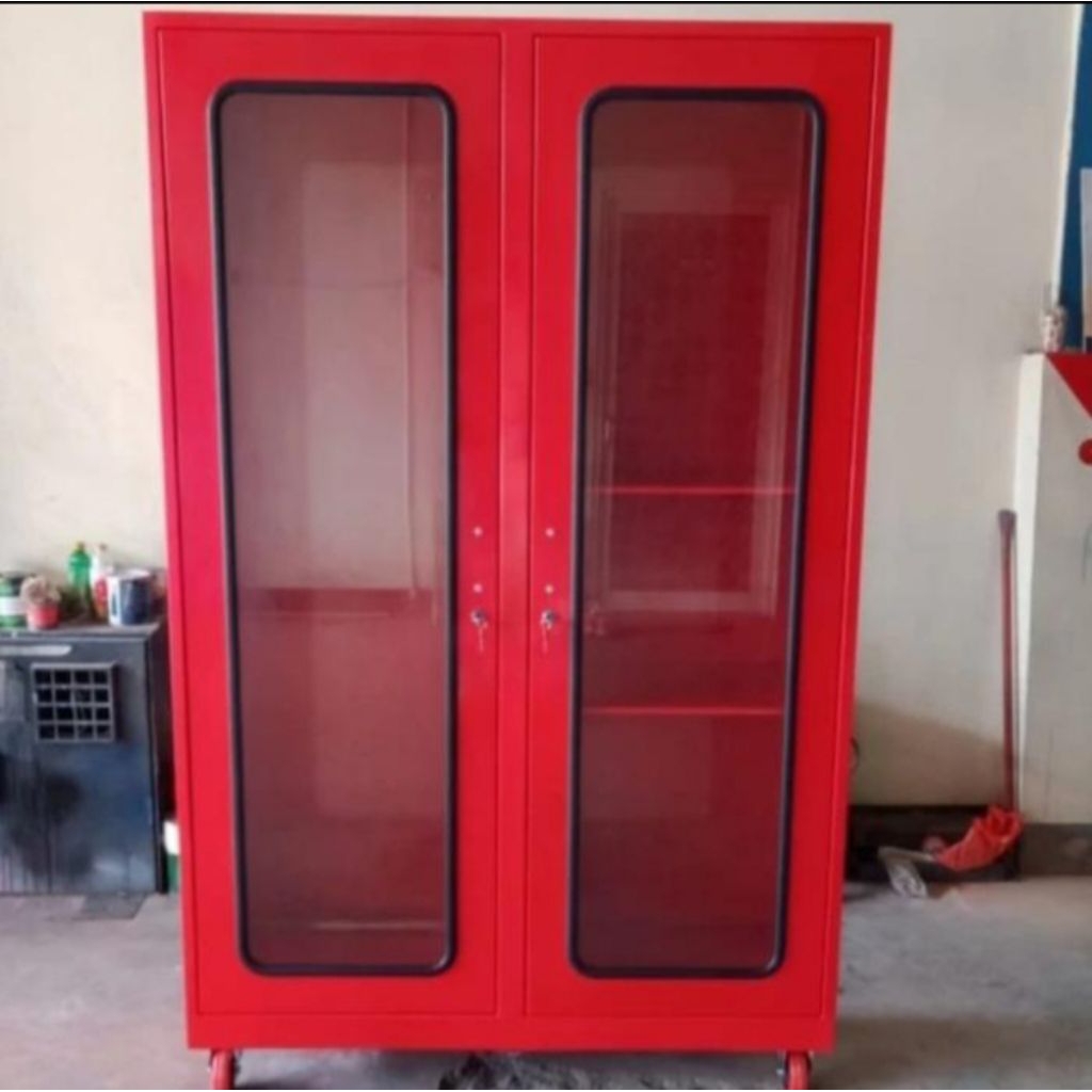 Jual Lemari APD / Safety Cabinet Plat Besi Besar 2 Pintu Murah Original ...