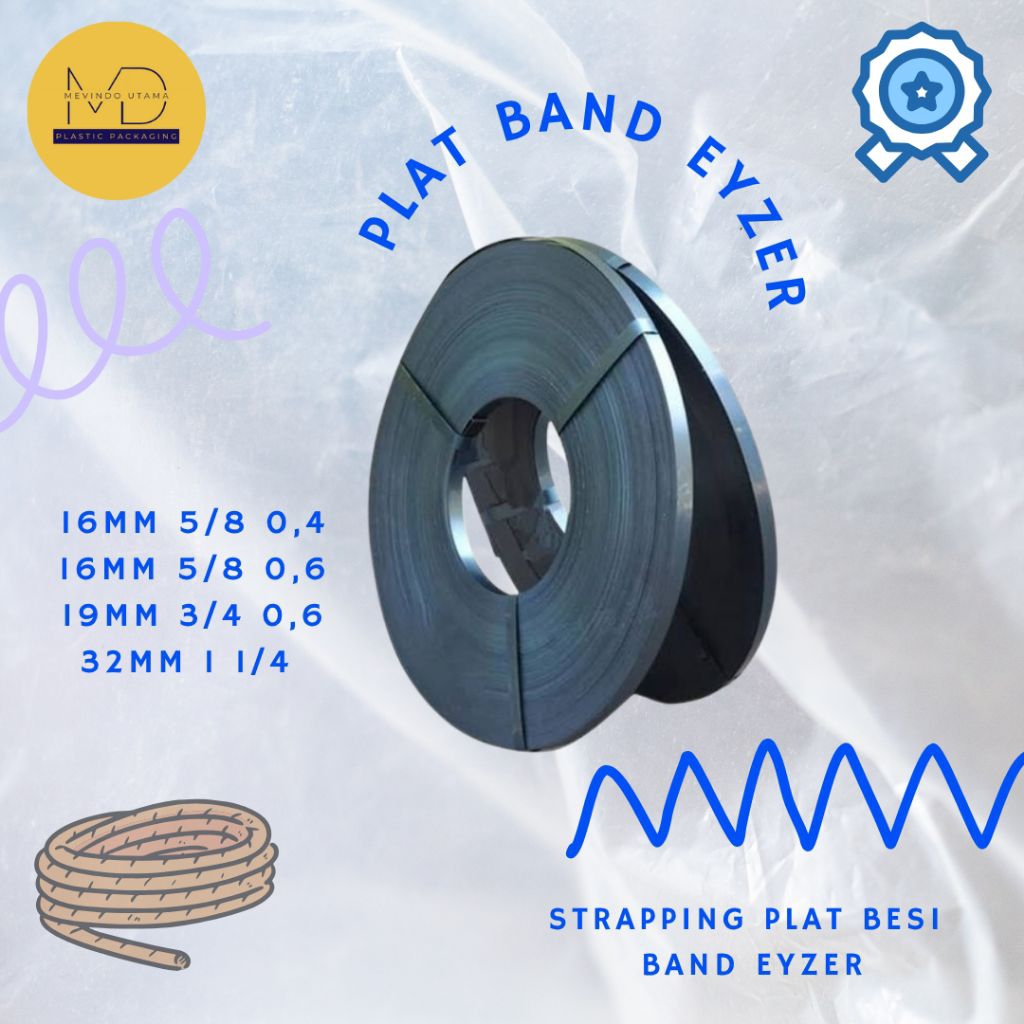 Jual PLAT BAND EYZER 50kg (5/8) (3/4) (1 1/4) TERMURAH | Shopee Indonesia