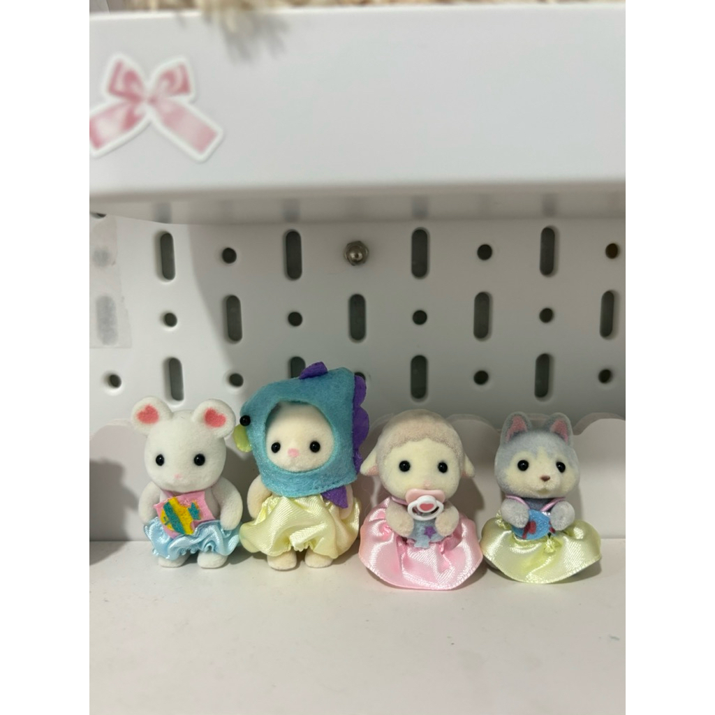 Jual sylvanian families persian triplets, parade baby, deer apple ...