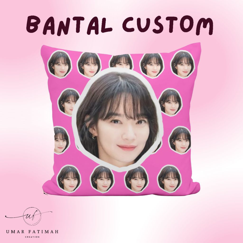 Jual PRINTING 1 SISI / Bantal Face Pattern, Bantal Foto Wajah Printing ...