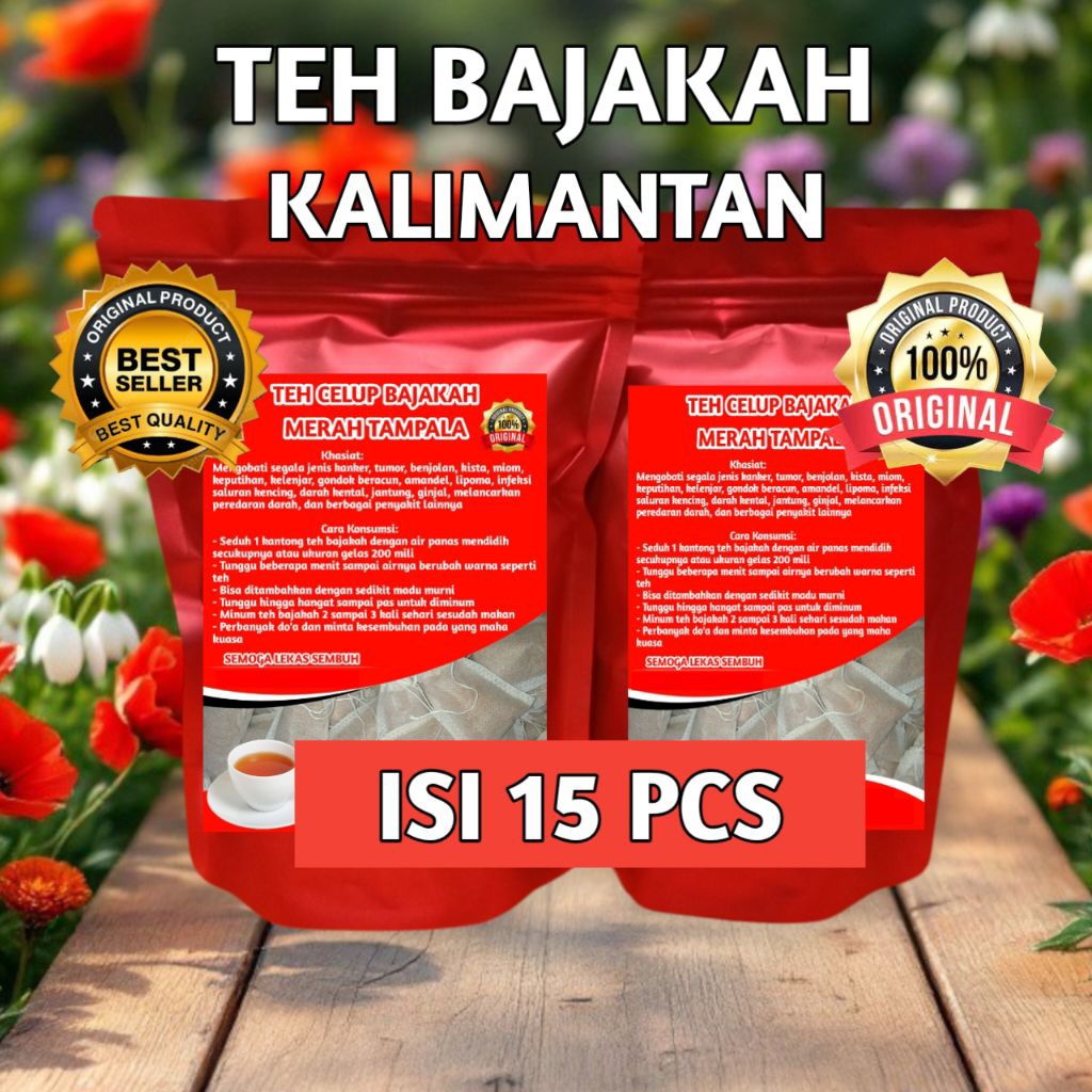 Jual COD Teh Bajakah Asli Kualitas Terbaik Bajakah Tampala Merah isi 15 ...