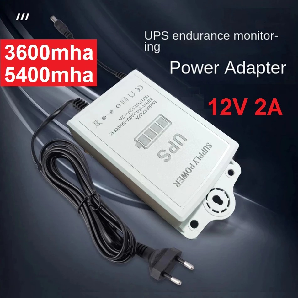 Jual Mini UPS 12V 2A Uninterruptible Continuous Power Supply Backup Monitoring Emergency CCTV ...