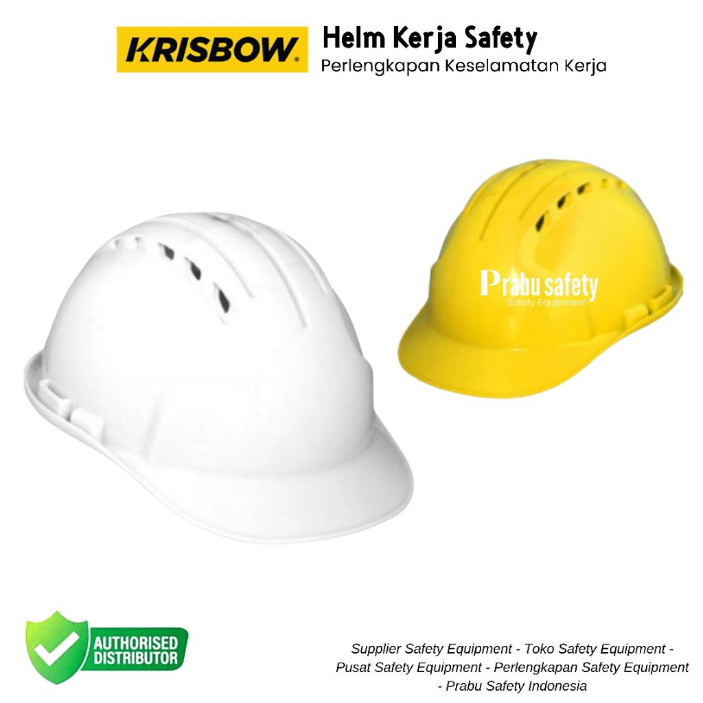 Jual Helm Safety Kerja Proyek Krisbow Front Brim ECM Biru - Merah ...