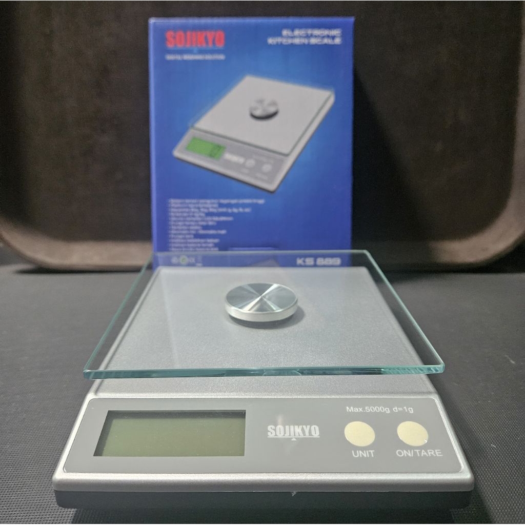 Jual Timbangan Digital Kaca 5 kg Sojikyo Digital Scale Kue Cake Coffee ...