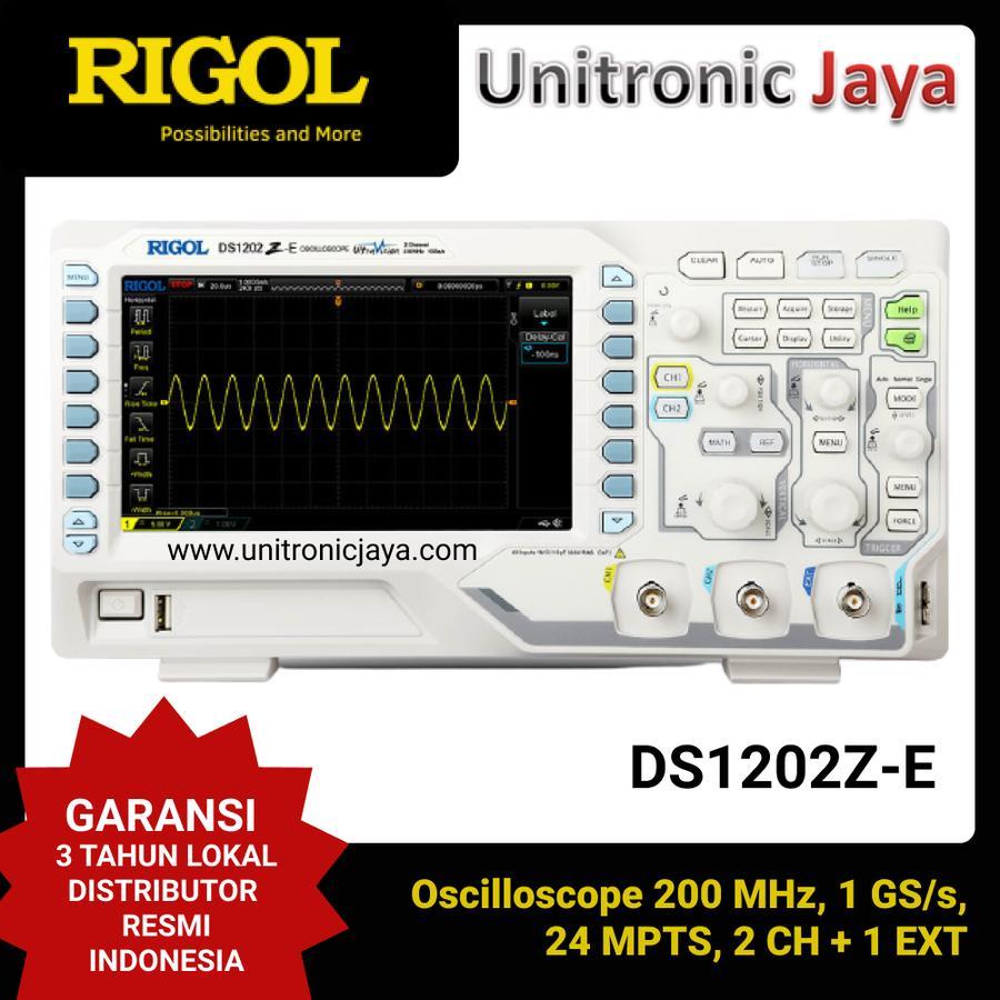 Jual Rigol DS1202Z-E - Two Channel / 200 MHz Digital Oscilloscope | Shopee Indonesia
