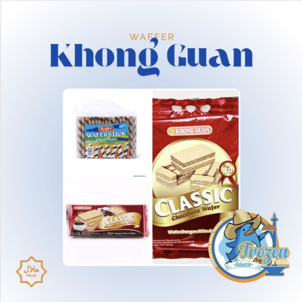 Jual Wafer Khong Guan | Kogen Wafer Stick Refill 500gr | Wafer Classic ...