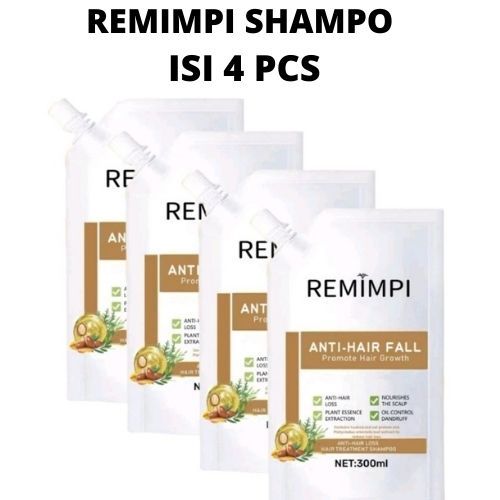 Jual Isi 4 PCS REMIMPI OFFICIAL STORE Shampo Penumbuh Rambut Anti Hair ...