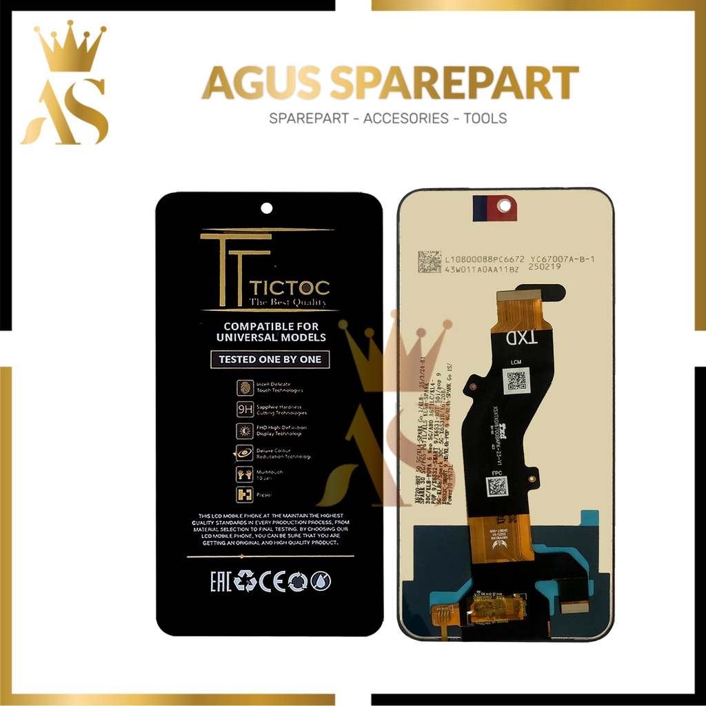 Jual LCD TOUCHSCREEN INFINIX HOT 50 5G / X6720 / HOT 50I / X6531 ...