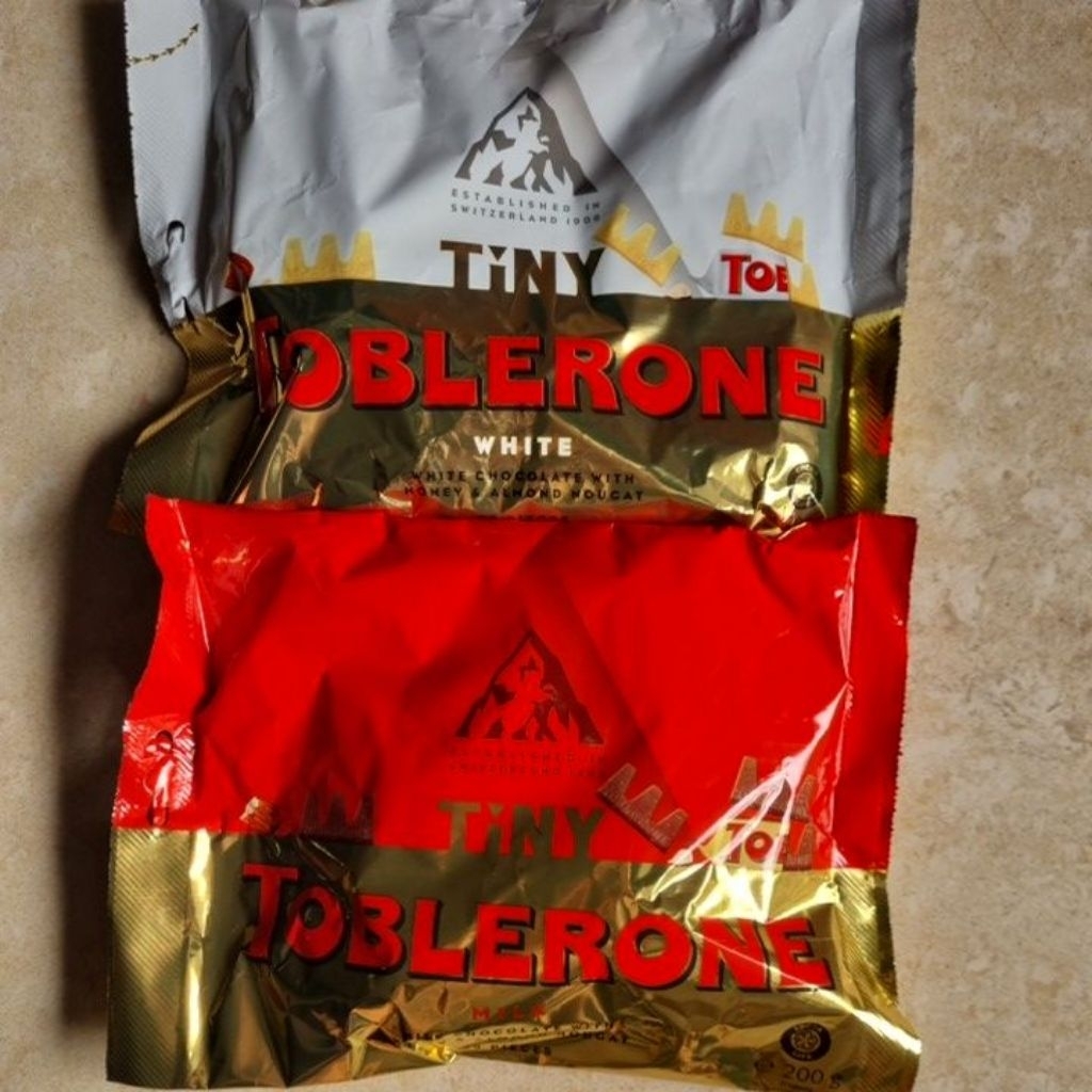 Jual Toblerone Tiny Mini 200gr Original Dark Chocolate Gold Silver ...