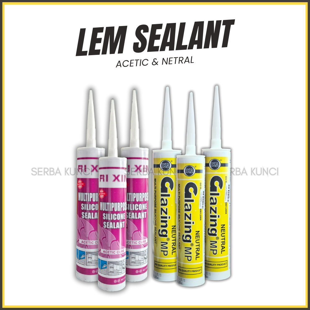 Jual Ika Glazing MP Silicone Sealant Acetic & Neutral Lem Kaca ...