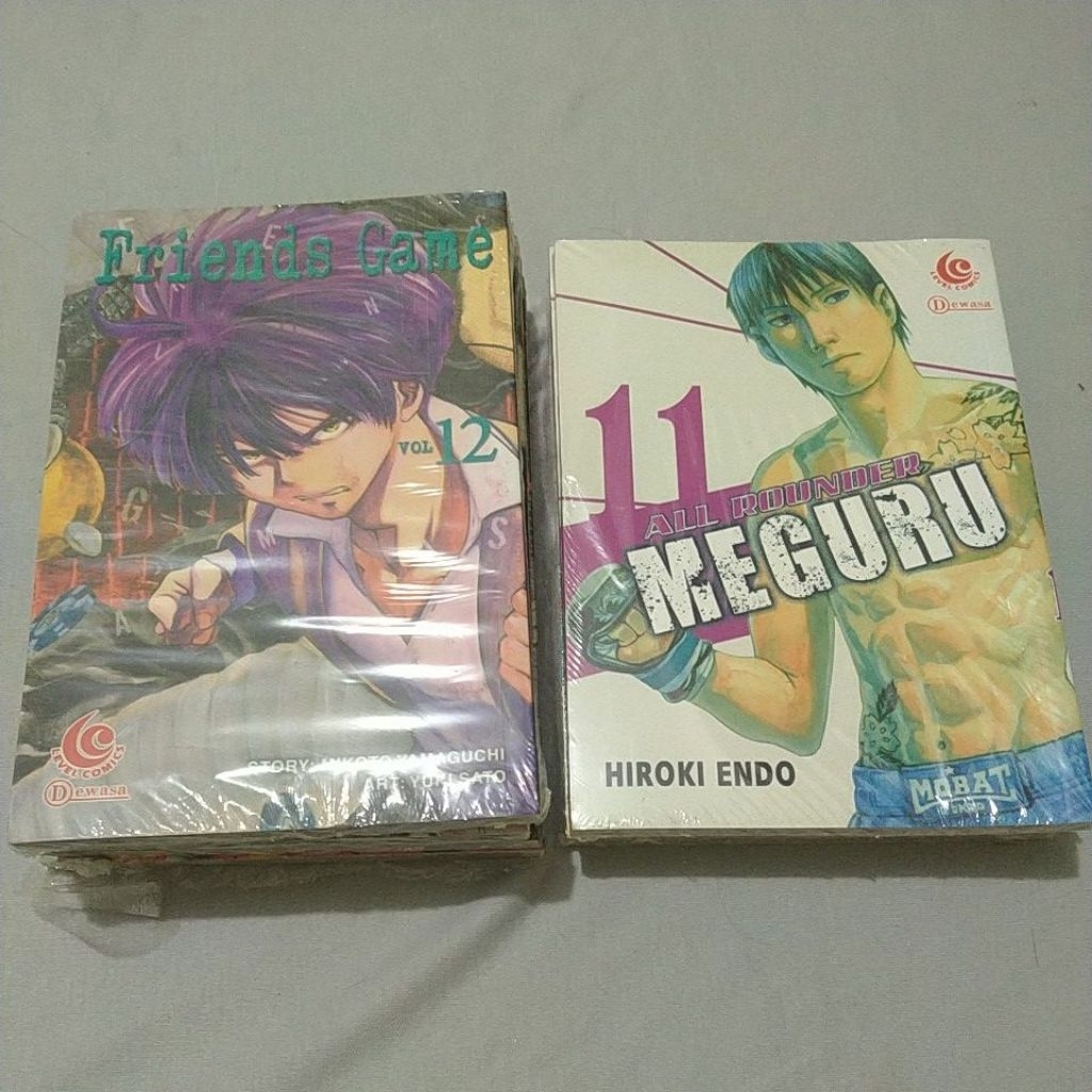 Jual Level Comic Dewasa All Rounder Meguru Hiroki Endo dan Komik Friends Game Mikoto YamaGuchi ...