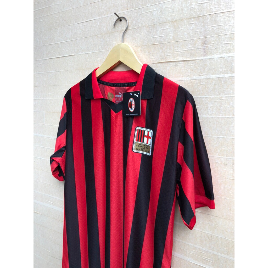 Jual JERSEY AC MILAN PI ANNIVERSARY 2024/2025 FULL PATCH | Shopee Indonesia