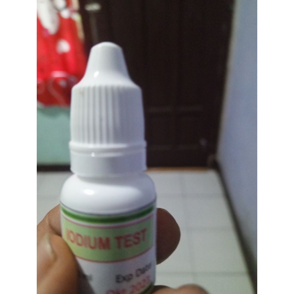 Jual test kit yodium - iodium test10 ml murah | Shopee Indonesia