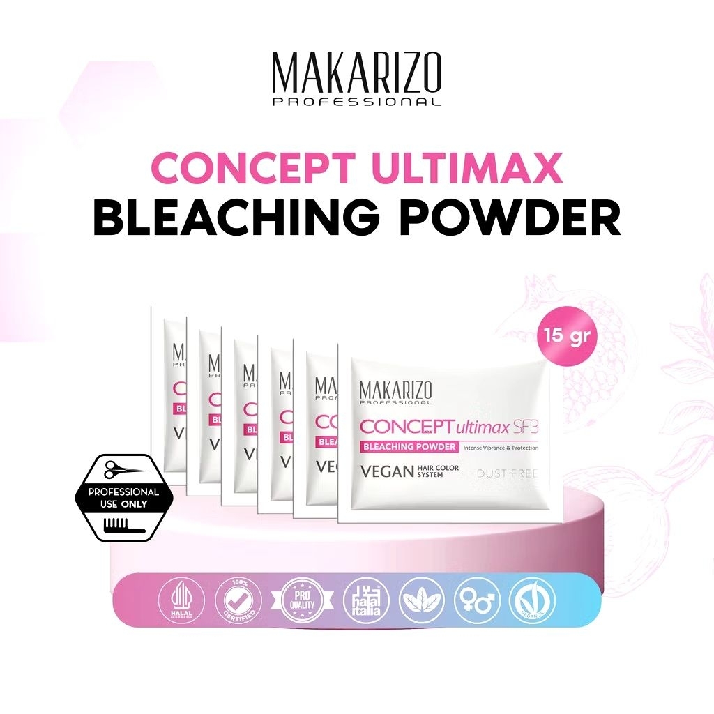 Jual MAKARIZO Bleaching Powder Sachet 15gr | Shopee Indonesia