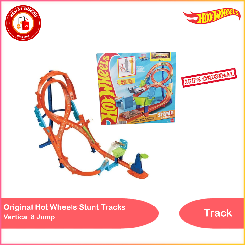 Jual Original Hot Wheels Stunt Tracks Vertical 8 Jump | Shopee Indonesia