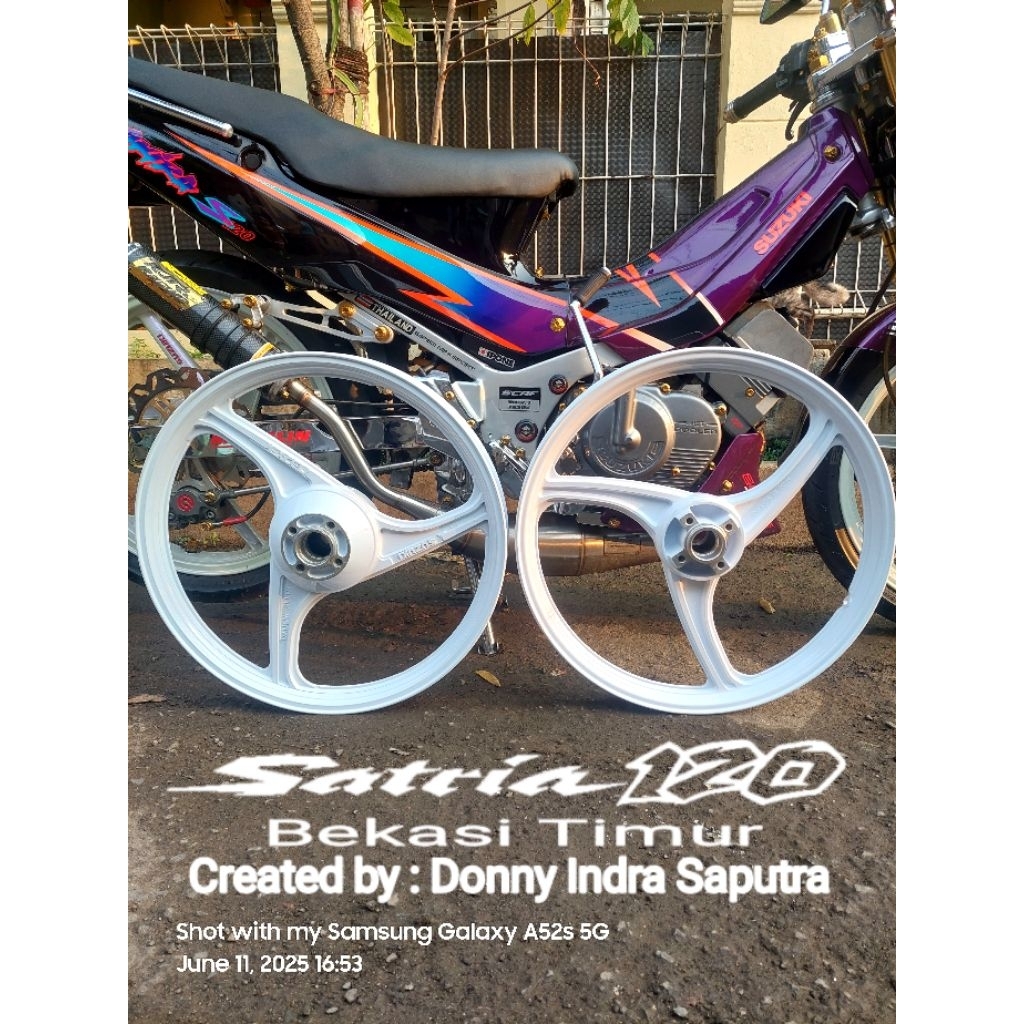 Jual Velg Daiichi Alloy EXCEL Double Disc Original Suzuki Satria 2Tak ...