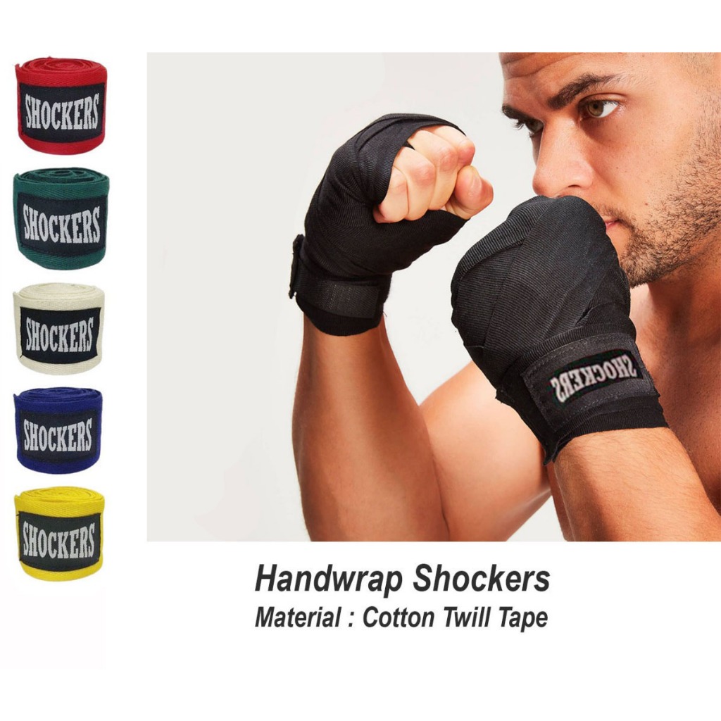Jual HANDWRAP SHOCKERS 2,8 METER HAND WRAP BANDAGE TINJU / MUAYTHAI ...