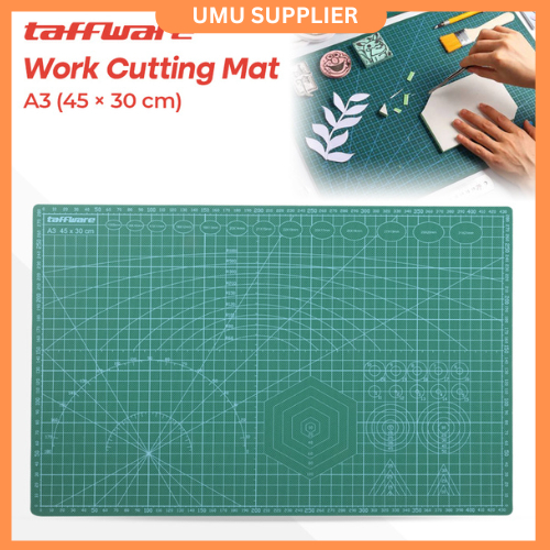 Jual (UMU SUPPLIER) SANJI TAFFWARE ALAS POTONG WORK CUTTING MAT PAD A3 45 X 30CM | Shopee Indonesia