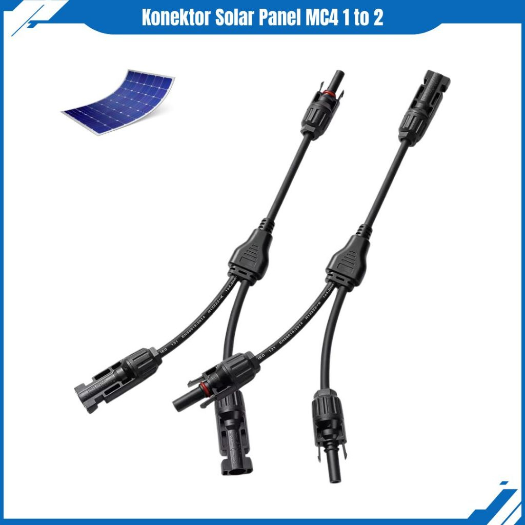 Jual Konektor Mc4 2 Cabang 2 in 1 Konektor Solar Panel 4 Cabang 4 in 1 Connector Solar Panel ...