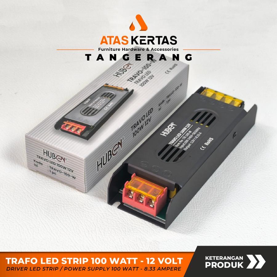 Jual Trafo Slim Driver LED strip 12V HUBEN - Power Supply Adaptor Slim ...