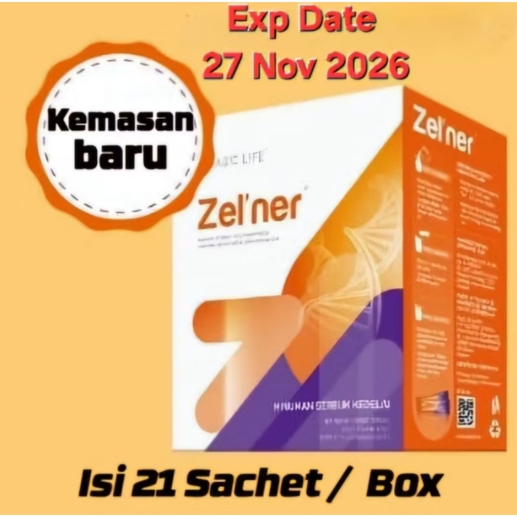 Jual 2 Box Zelner Magiclife Original free 2 Sachet Naturini | Shopee ...