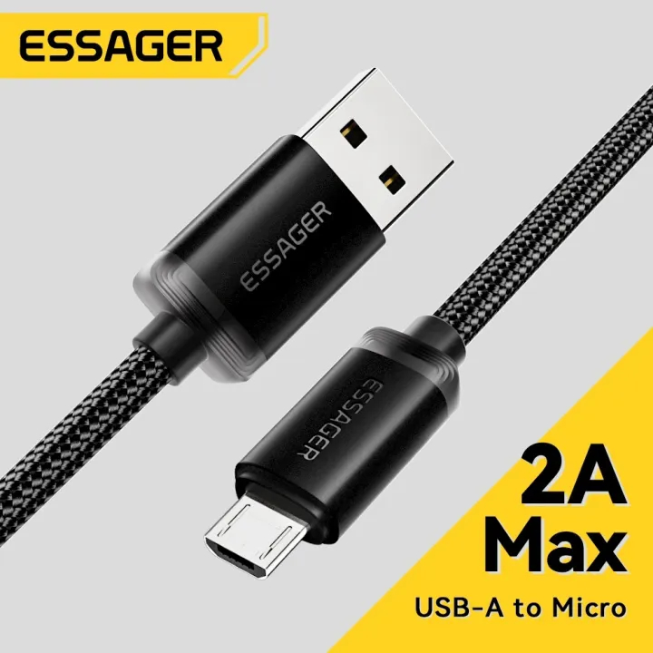 Jual Essager Superior Kabel Charger Micro USB Fast Charging 2A 480mbps ...