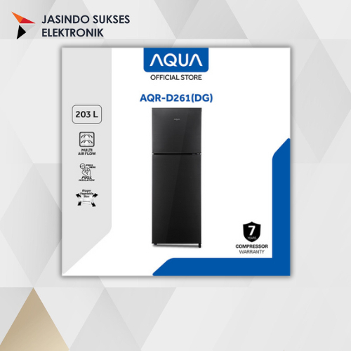 Jual LEMARI ES AQUA 2 PINTU AQR -261 (DG) | Shopee Indonesia