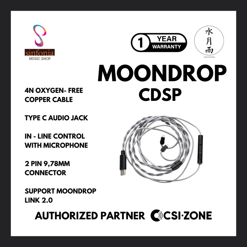 Jual Moondrop CDSP Type C Upgrade Cable For In Ear Earphone With ...